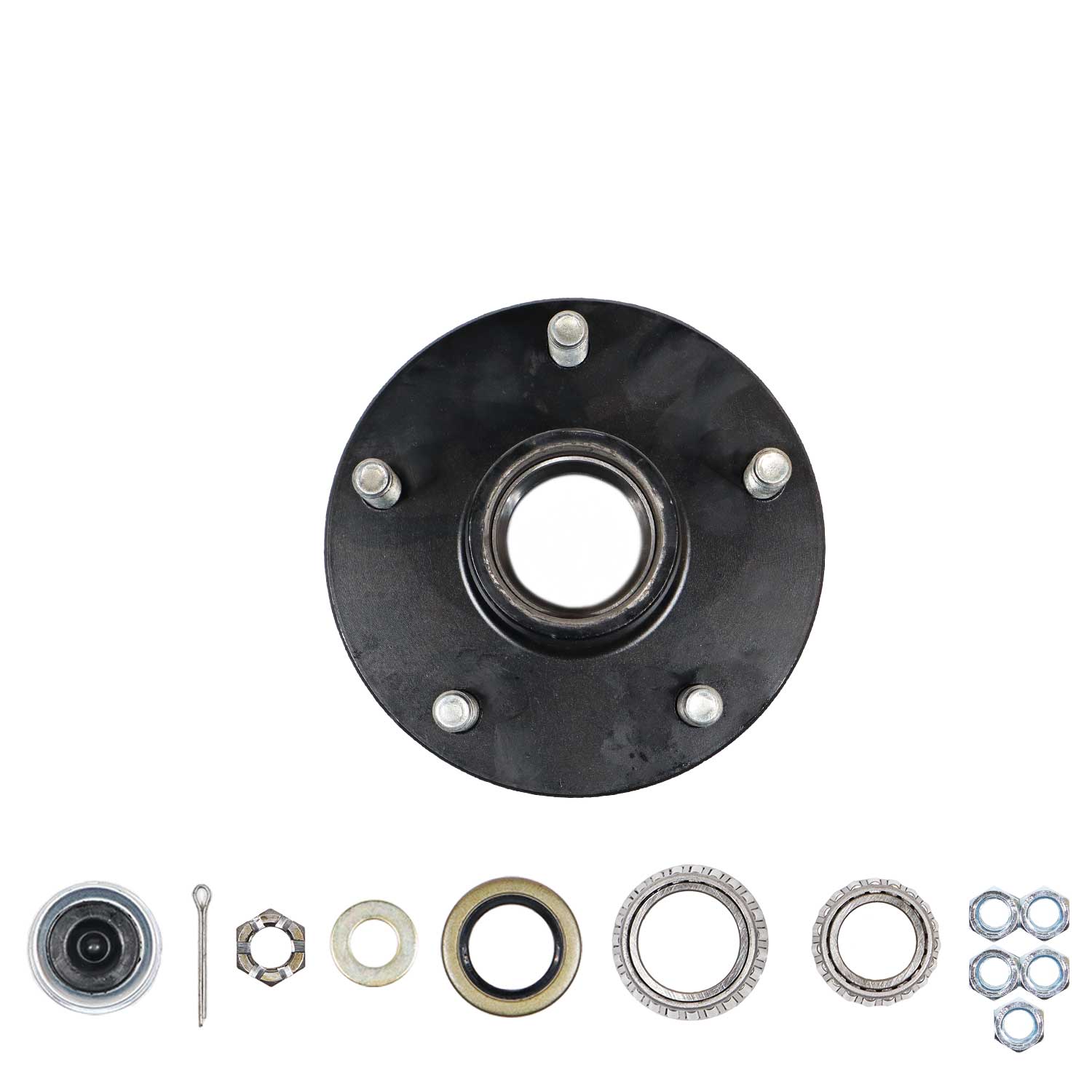 Trailer Idler Hub Kit for 3,500 lb. Axles | 5 on 5.5" | K88-555-02 – Trailer Axle Store