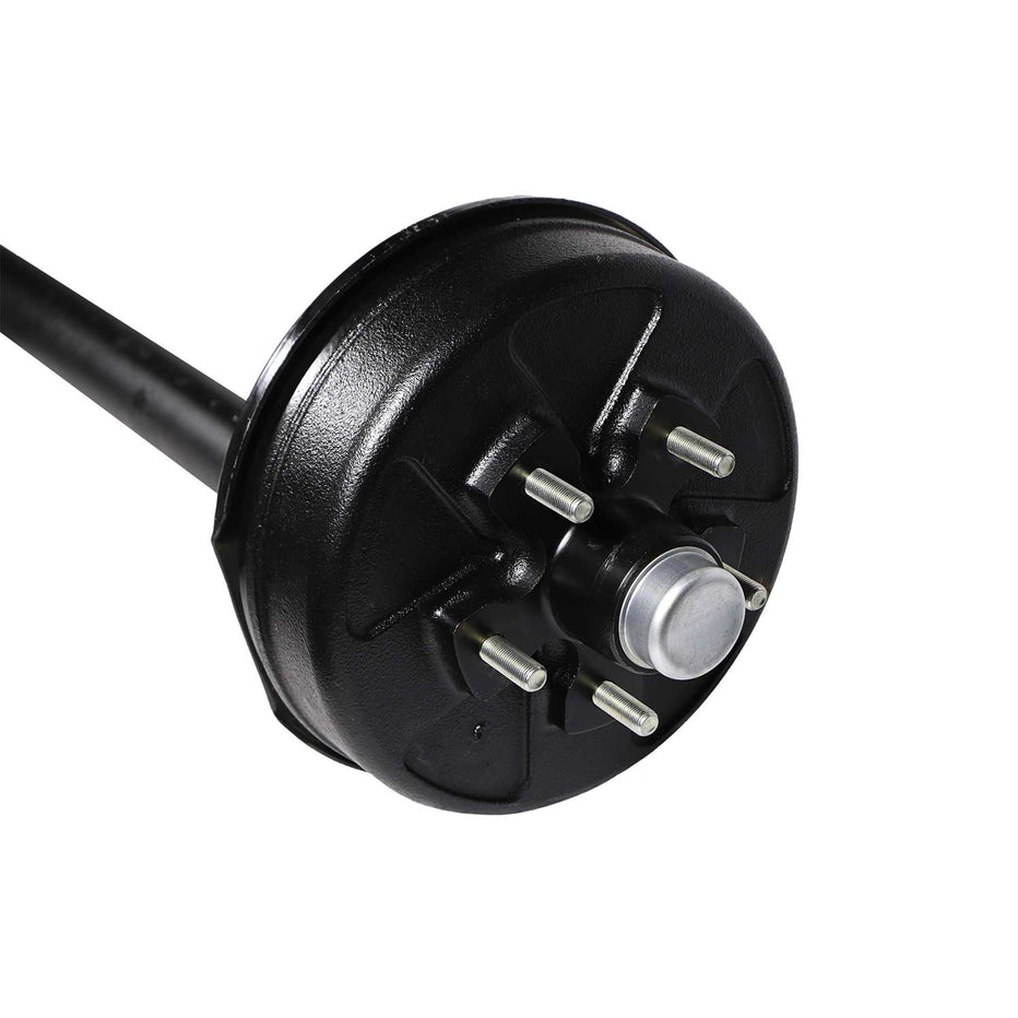 3500 lb Trailer Axle With Brakes | Round Drop | Trailer Axle Store