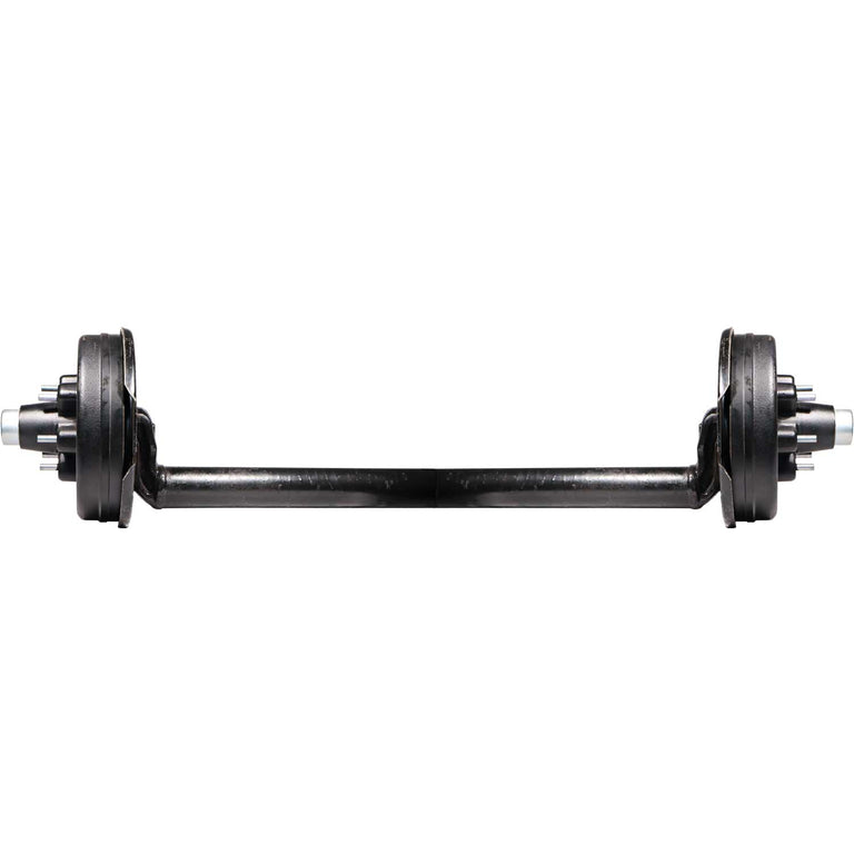 6000 lb Trailer Axle With Brakes | Round Drop | Trailer Axle Store
