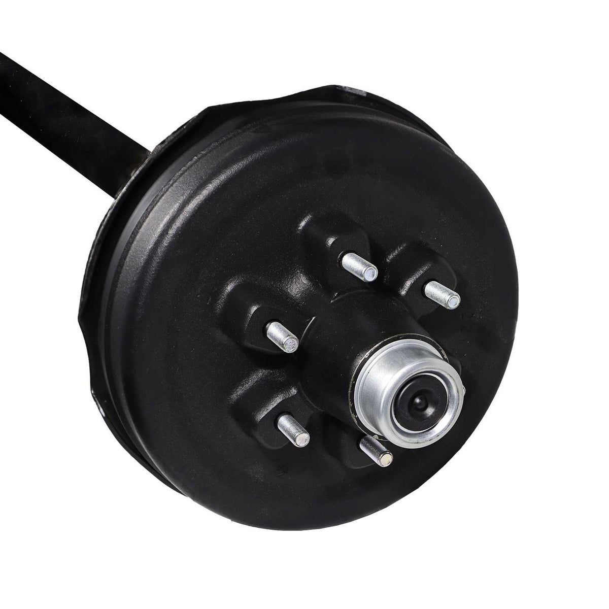 6000 lb Trailer Axle With Brakes | Round Straight | Trailer Axle Store