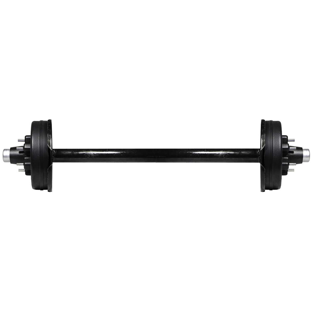 6000 lb Trailer Axle With Brakes | Round Straight | Trailer Axle Store