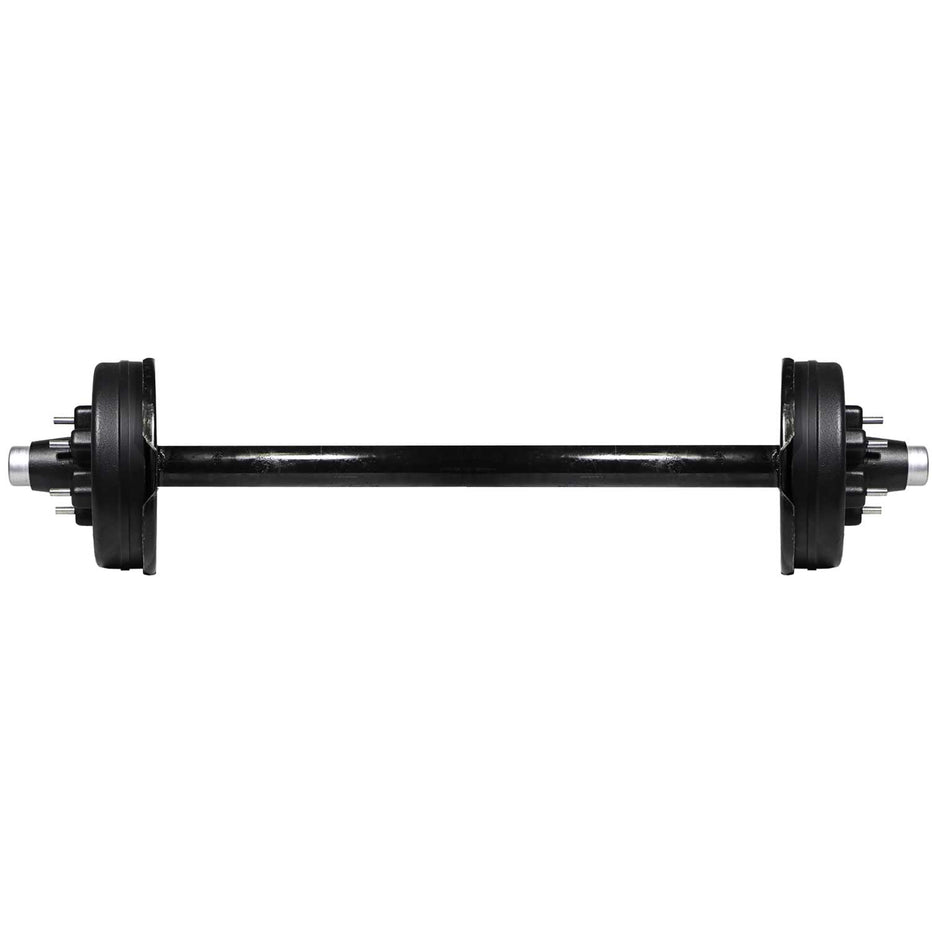 6000 lb Trailer Axle With Brakes | Round Straight | Trailer Axle Store