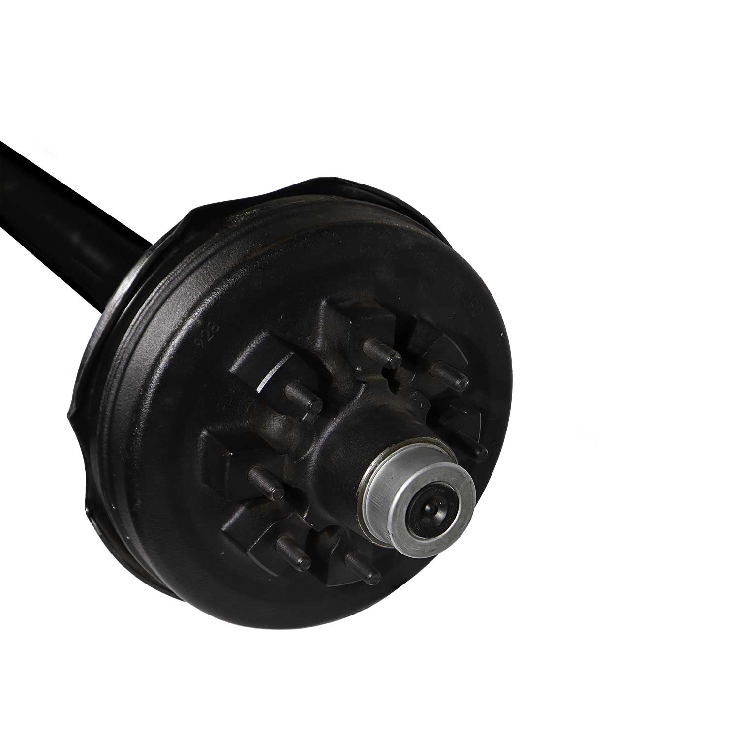 7000 lb Trailer Axle With Brakes | Round Straight | Trailer Axle Store