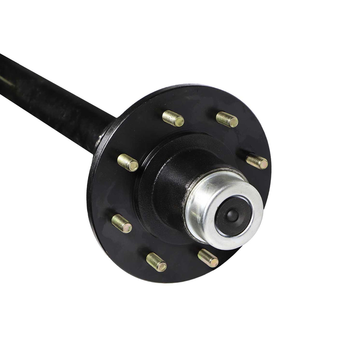 7000 lb Trailer Axle With Ider Hubs | Round Straight | Trailer Axle Store