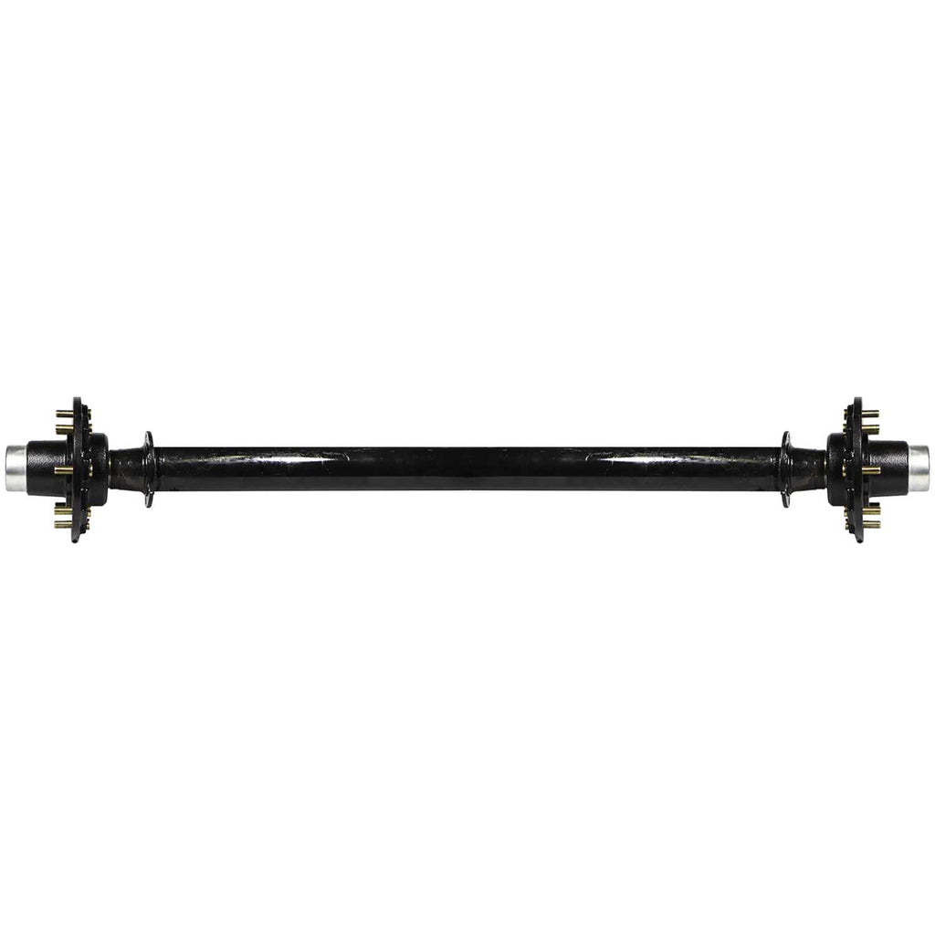 7000 lb Trailer Axle With Ider Hubs | Round Straight | Trailer Axle Store