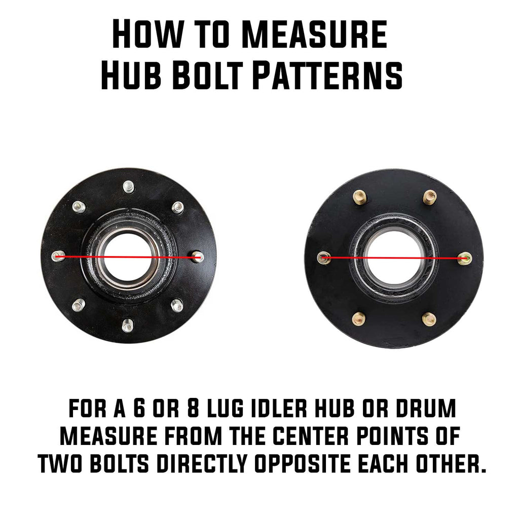 5200 lb Trailer Axle With Idler Hubs | Round Drop | Trailer Axle Store